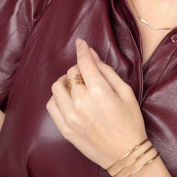 Journey of Hope Ring | Brass | Statement | Adjustable | Forai